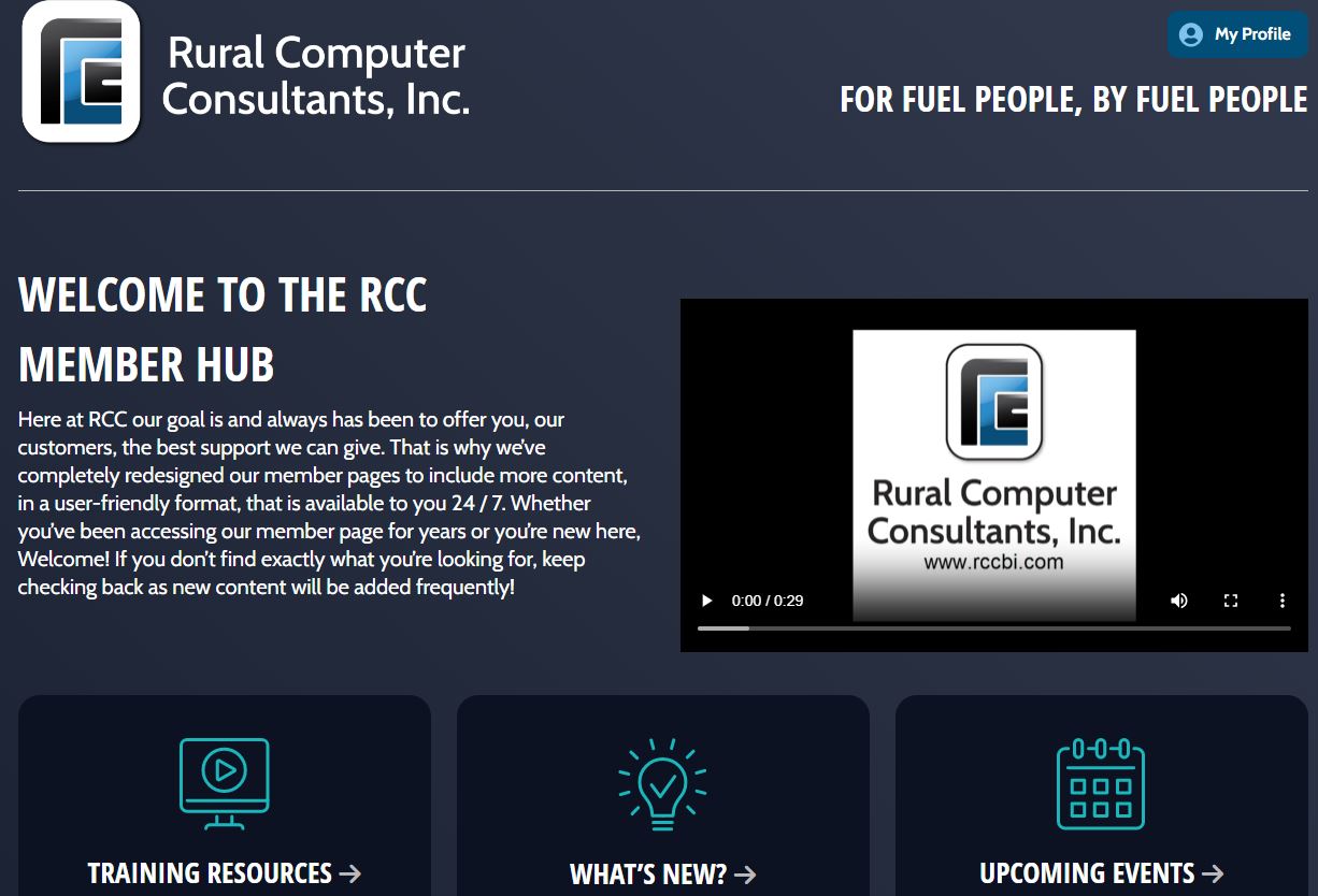 Introducing the NEW RCC Member Hub | Rural Computer Consultants, Inc.